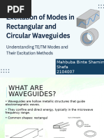 TE, TM, and TEM Modes in Waveguides | PDF | Waveguide | Radiation