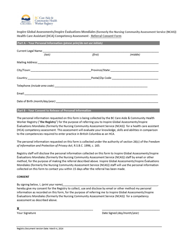 HCA Assessment Referral Consent Form 2024-2 | PDF