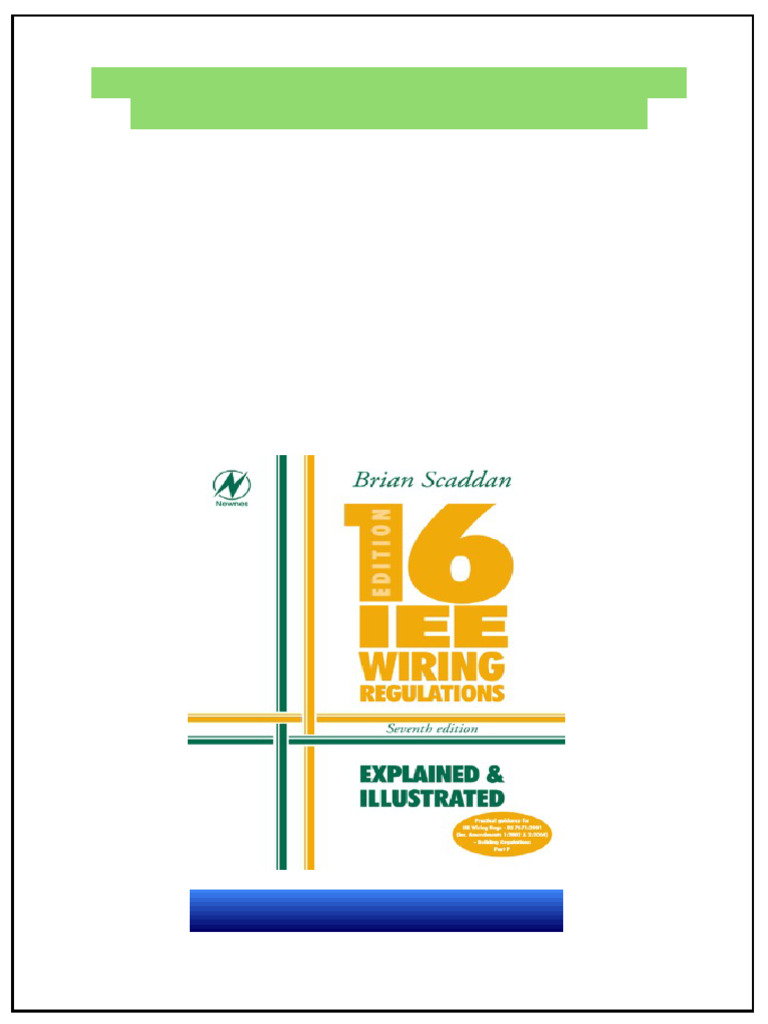 16th Edition IEE Wiring Regulations Explained and Illustrated Brian ...
