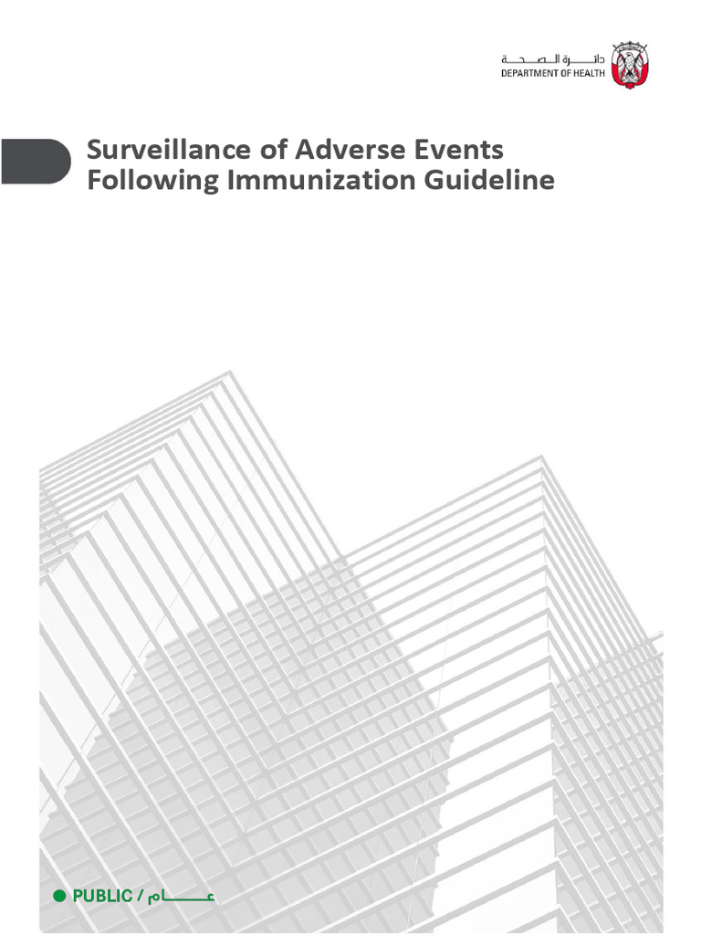 AEFI Surveillance Guidelines 2025 | PDF | Vaccines | Pharmacovigilance