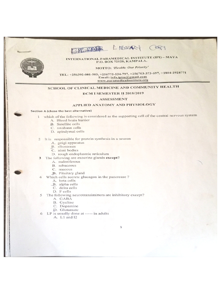 Anatomy Papers | PDF
