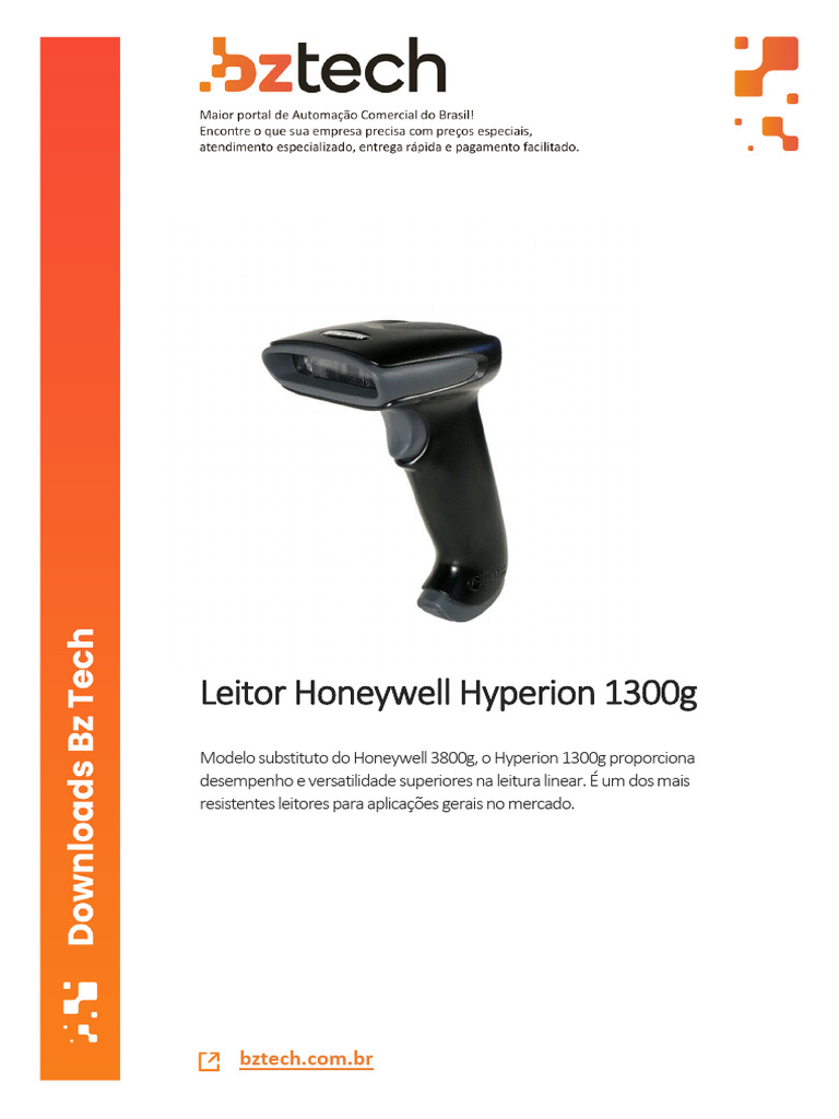 Honeywell Hyperion 1300g Scanner Guide | PDF | Barcode | Image Scanner
