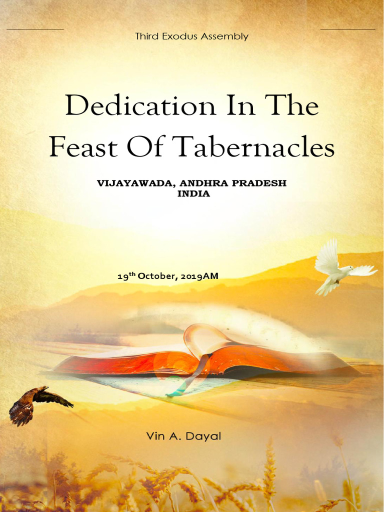 2019-1019AM Dedication in The Feast of Tabernacles | PDF | Jesus ...