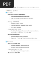 SSC History Notes CGL | PDF