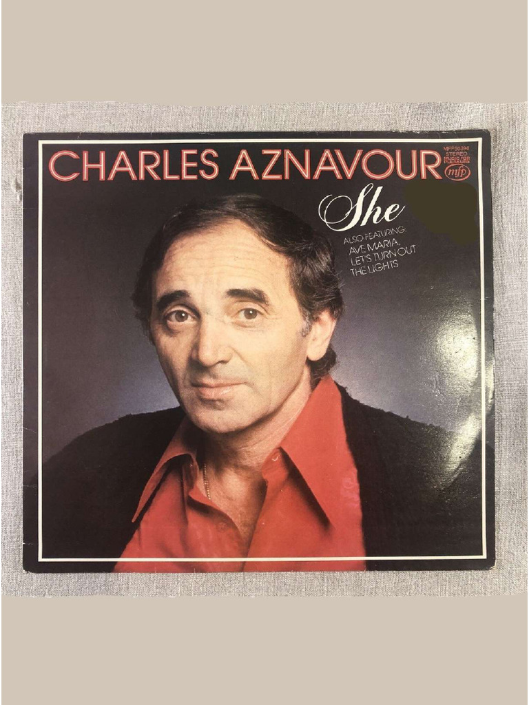 Charles Aznavour - She | PDF