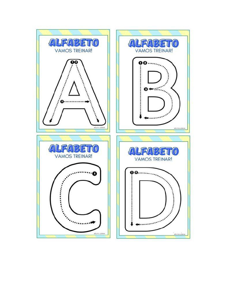 Alfabeto Motricidade Fina | PDF