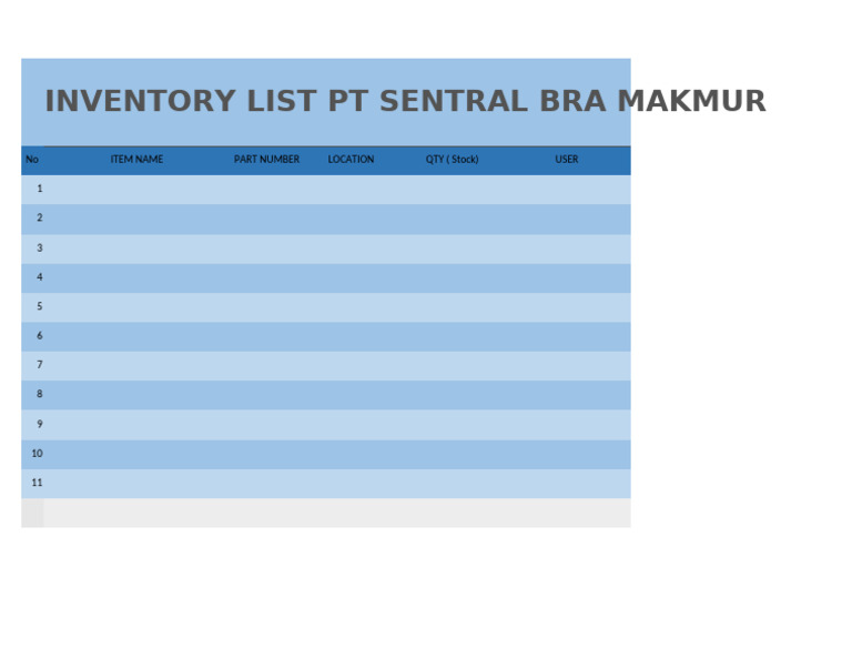 Inventory All Dept (PT SBM) | PDF
