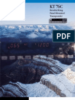 Transponder KT 76a | PDF | Transponder (Aeronautics) | Electrical Connector