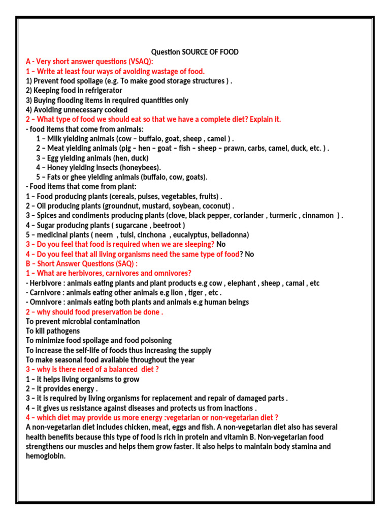 Understanding Food Sources and Nutrition | PDF | Foods | Diet (Nutrition)
