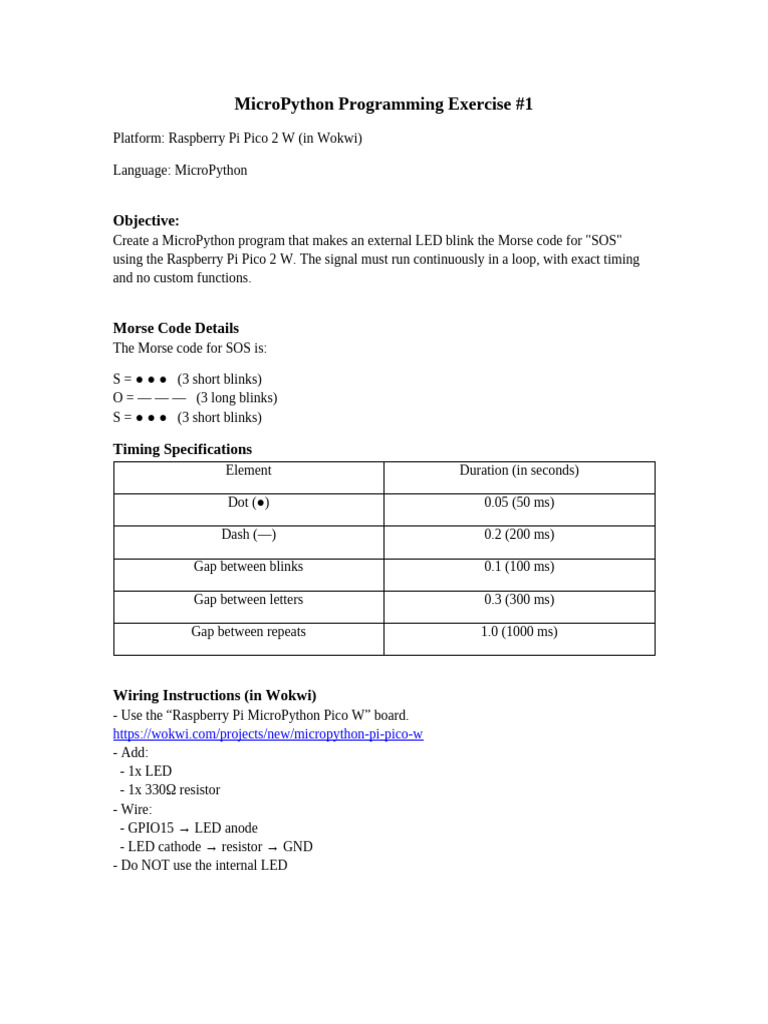 MicroPython in Class 1 | PDF