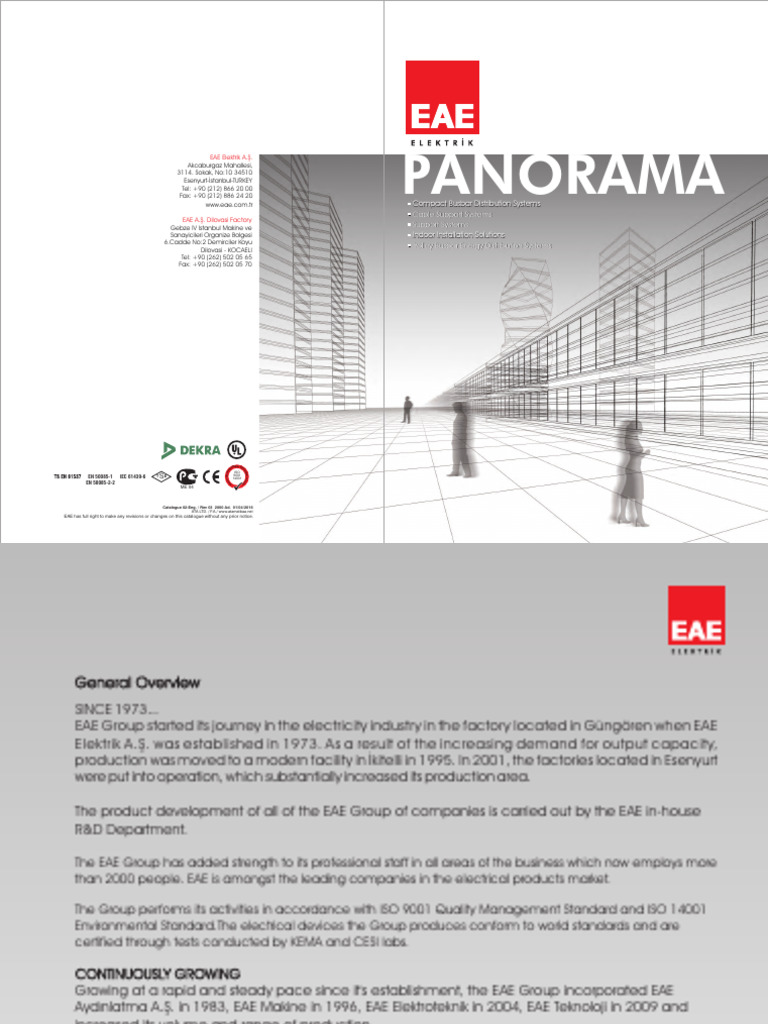 EAE Compact Busbar Systems Catalogue | PDF | Wire | Electric Power ...