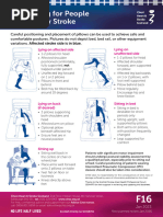 Bed Positioning Tips After Stroke | PDF | Medical Specialties ...