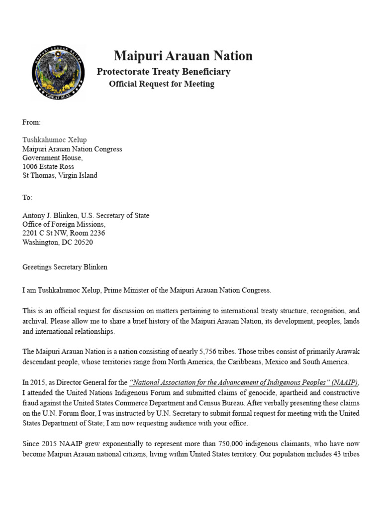 Maipuri Proclamation: Treaty Protections | PDF | Treaty | Tribal ...