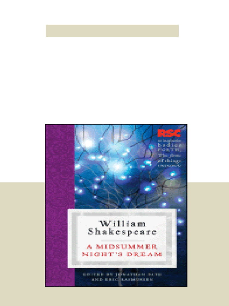 Midsummer Nights Dream | PDF | W. S. Gilbert | Mark Twain