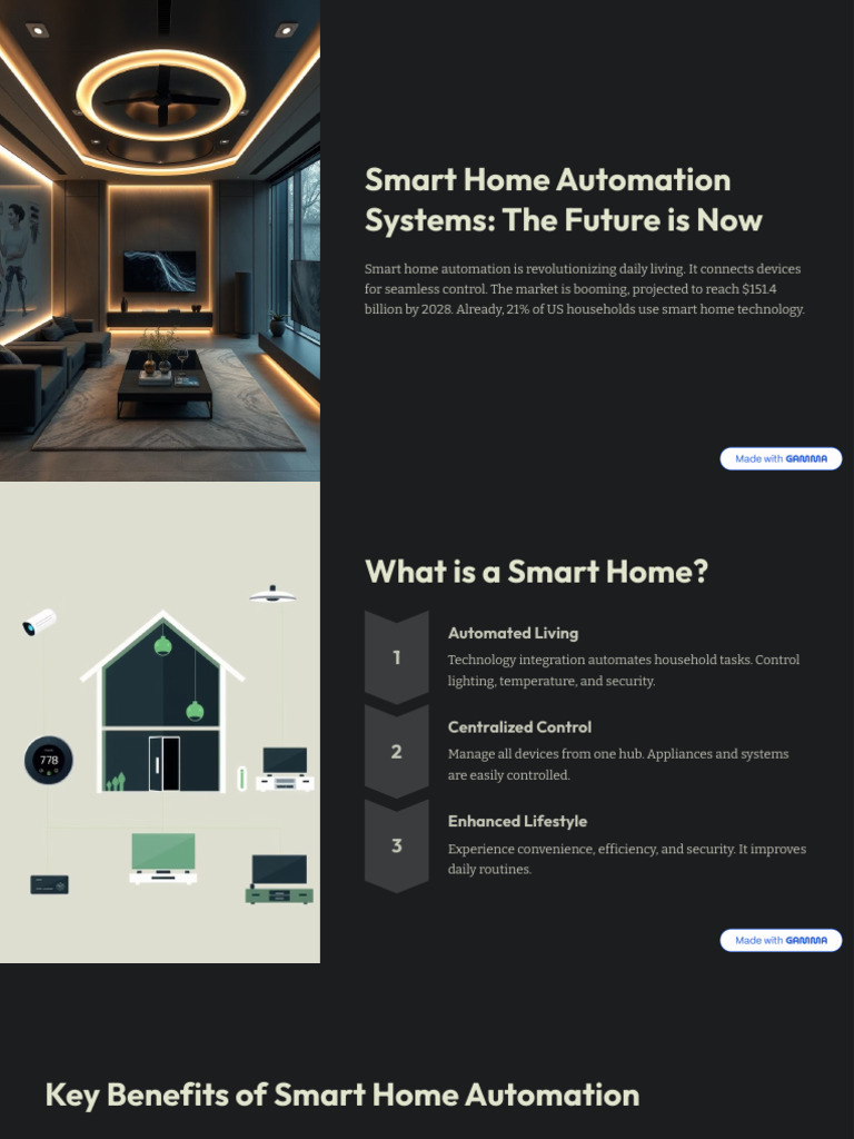 Smart Home Automation Systems The Future Is Now | PDF | Home Automation ...