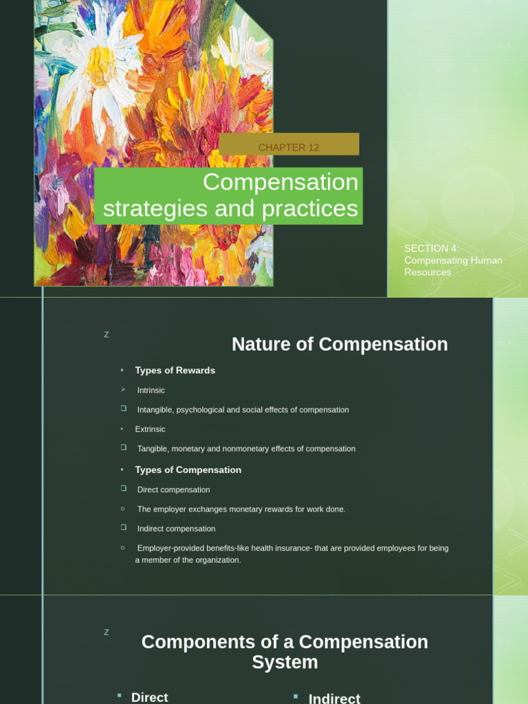 Compensation Strategies and Practices | PDF | Compensation And Benefits ...