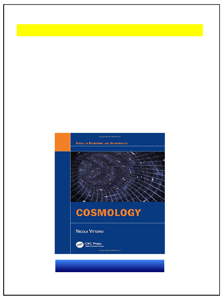 Cosmology 1st Edition Nicola Vittorio Sample | PDF | Cosmic Microwave Background | Universe