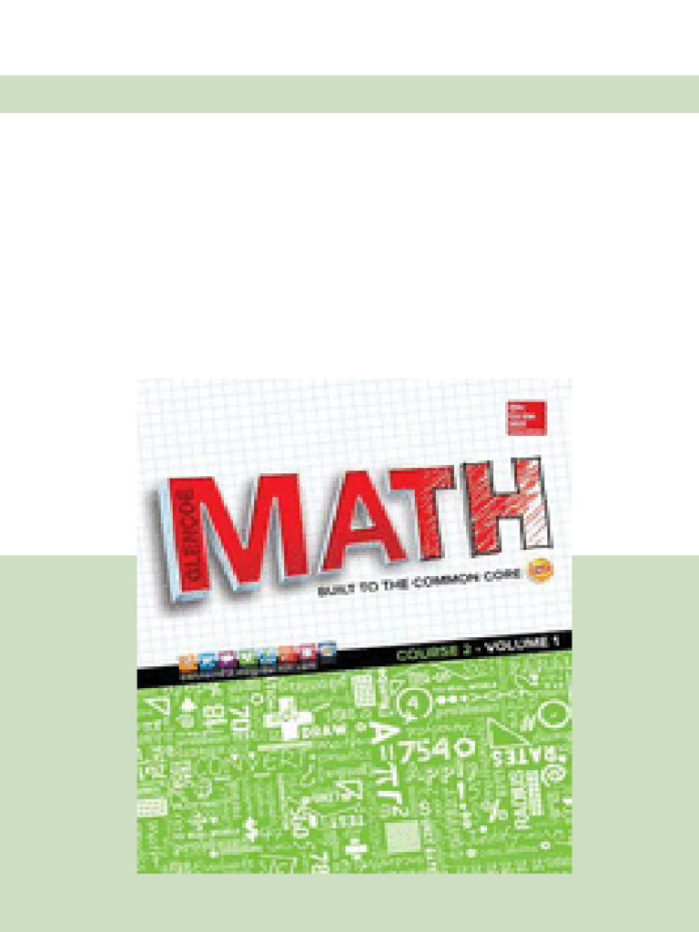 Glencoe Math Course 2 Student Edition Volume 1 | PDF