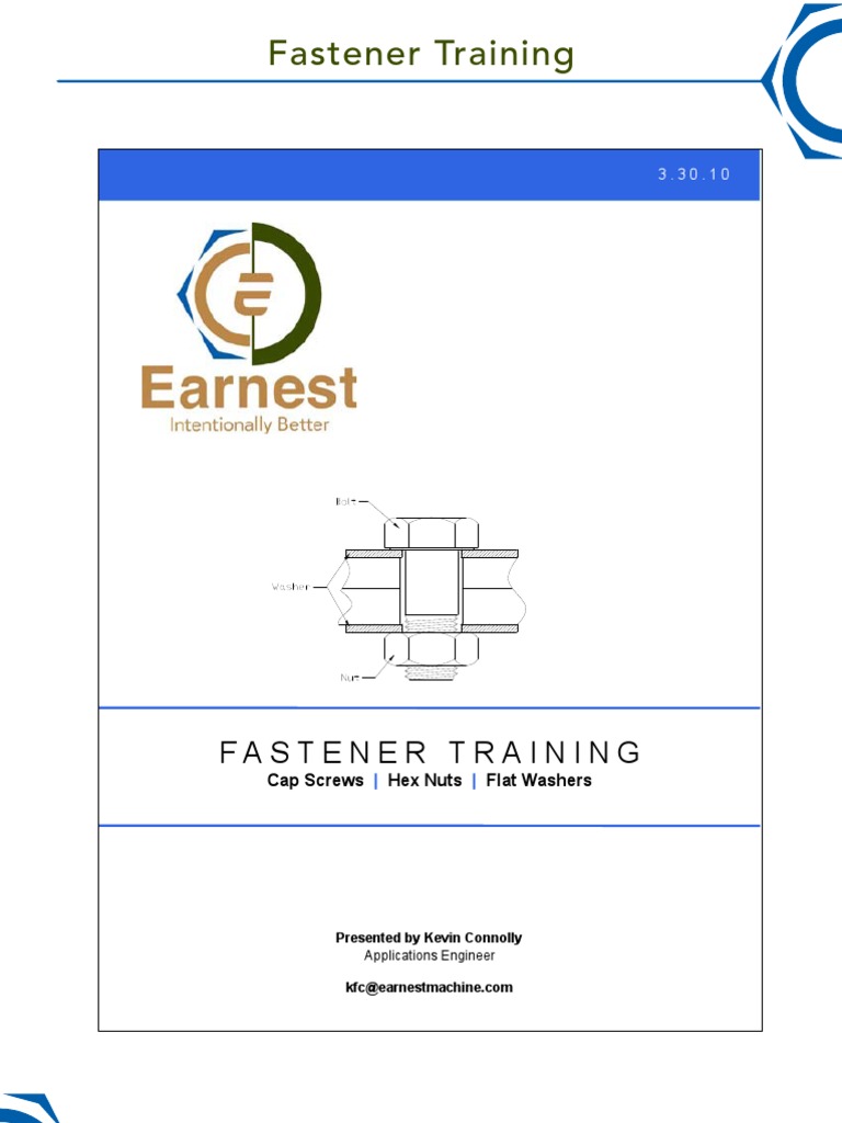 Fastener Training | PDF | Screw | Galvanization