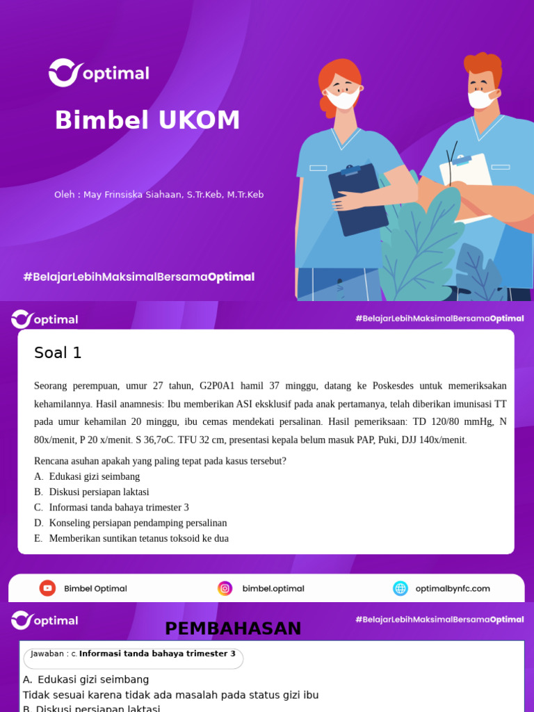 Ppt Bimbel Ukom Optimal | PDF