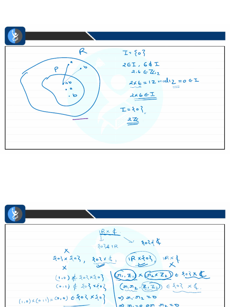 333 UNIT 2 RING THEORY LECTURES L05 Characteristic and Other Important ...