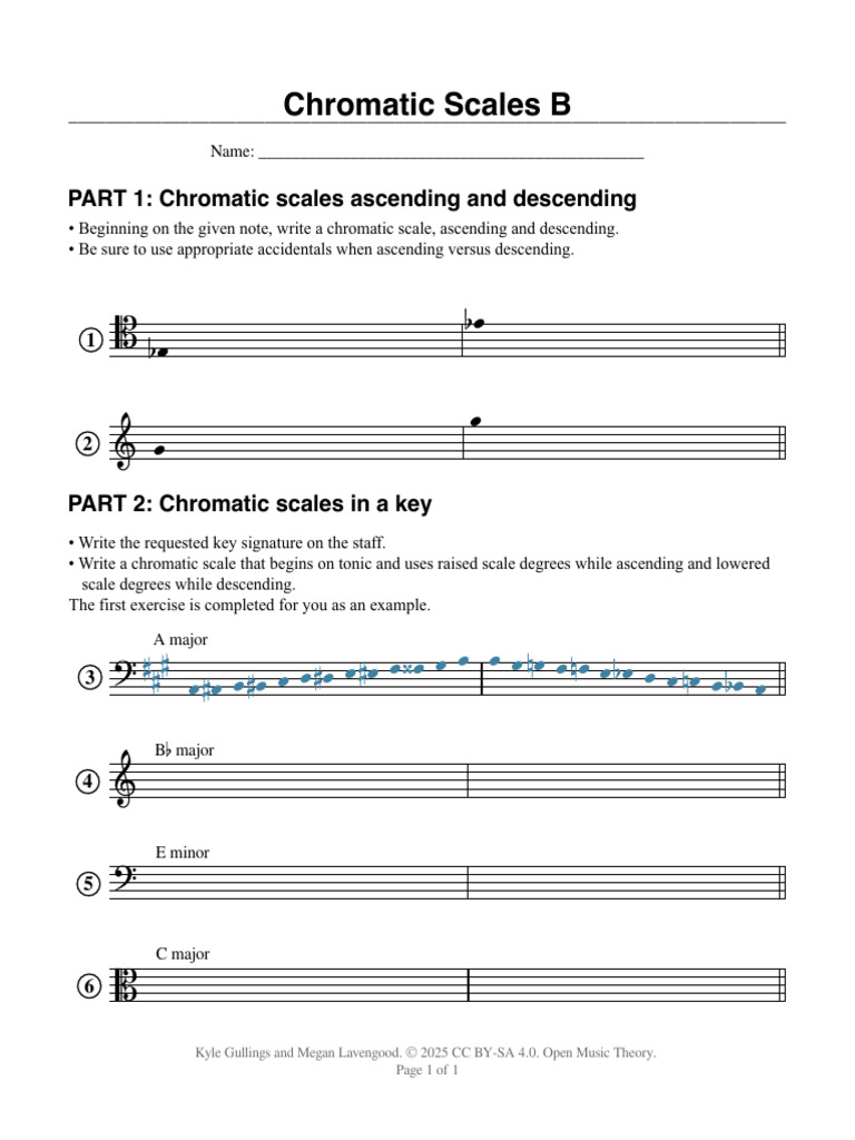 WK Chromatic Scales B | PDF