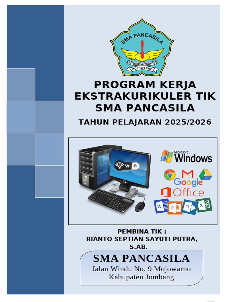 Proker Ekskul Tik 2025 | PDF