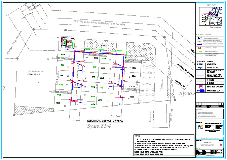 Site Plan Electrical Layout | PDF | Chemical Engineering | Process ...