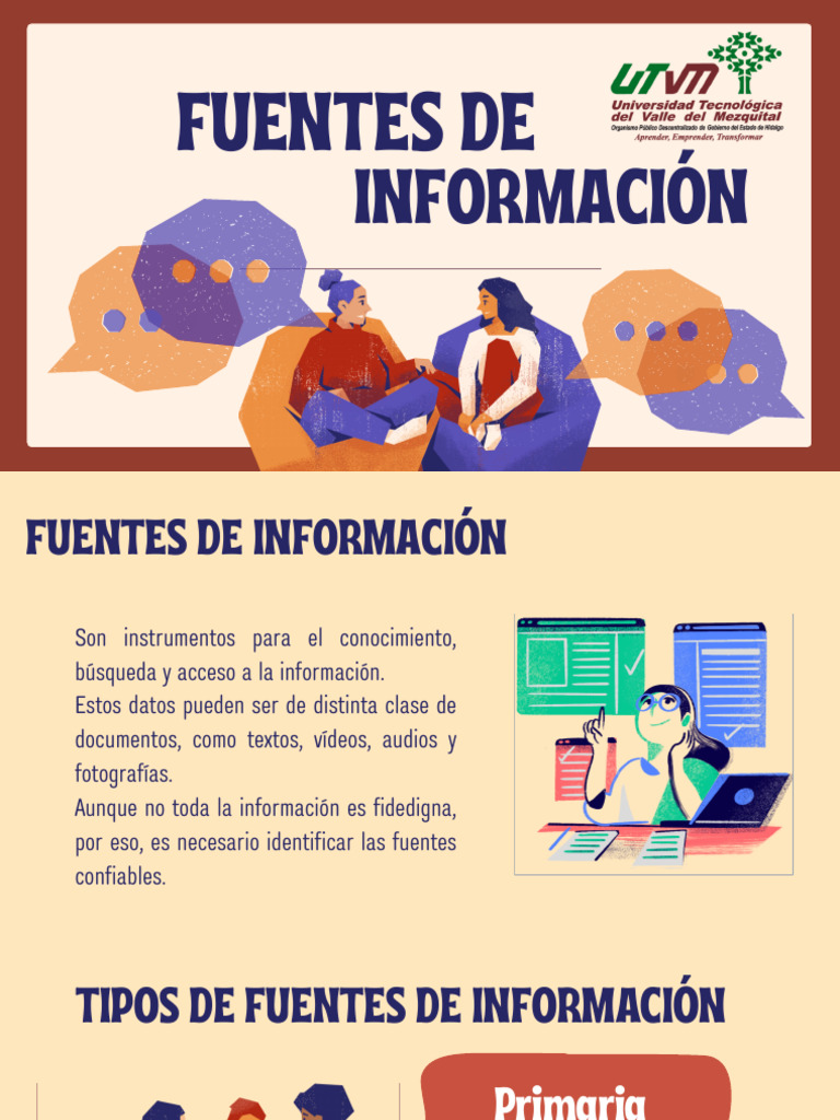 Tipos de Fuentes de Información | PDF
