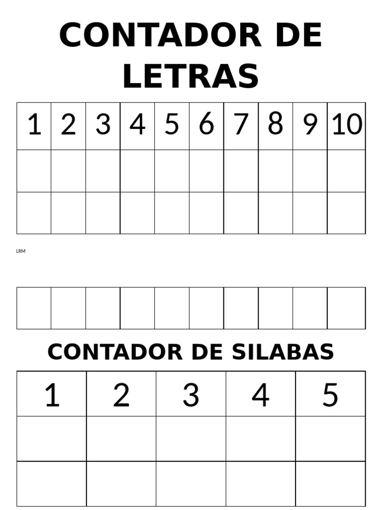Contador de Letras | PDF