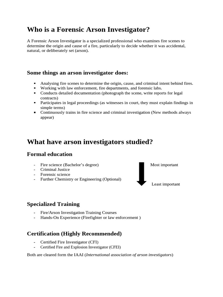 Forensic Arson Investigator Final | PDF | Gas Chromatography–Mass ...