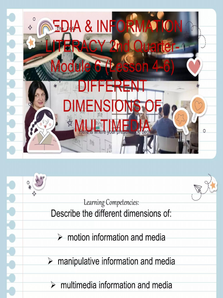 Different Dimensions of Multimedia | PDF