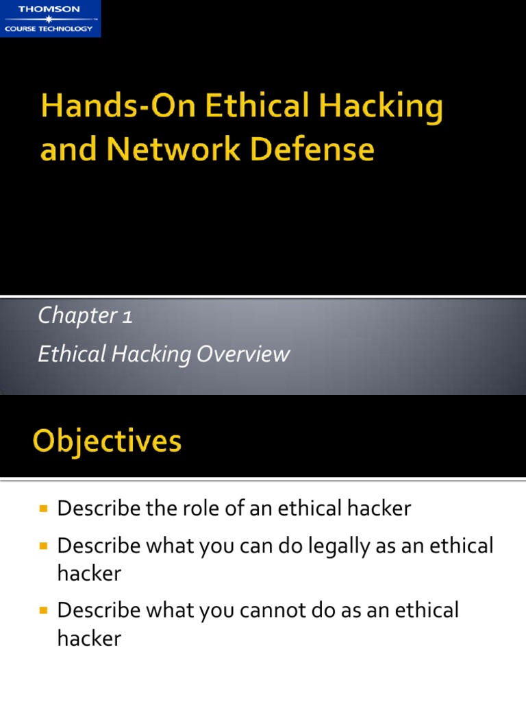 Chapter 1 | PDF | Security Hacker | White Hat (Computer Security)