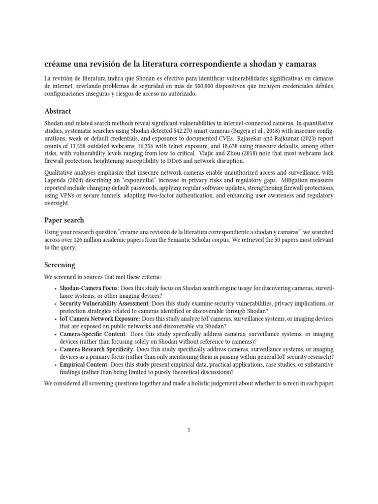 Shodan Vulnerabilities in Internet Cameras | PDF | Computer Security ...