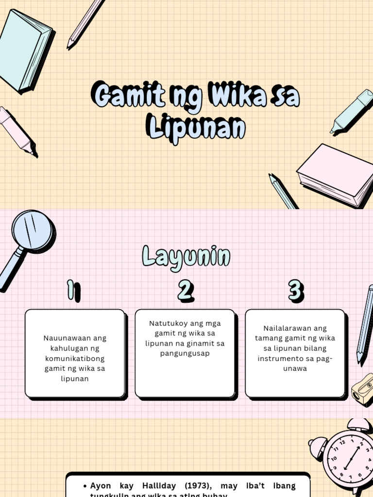 Gamit NG Wika Sa Lipunan | PDF