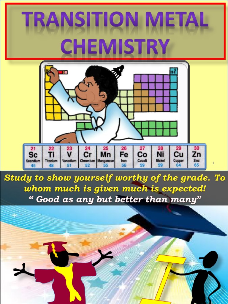 Transition Metal Chemistry Overview | PDF | Transition Metals ...
