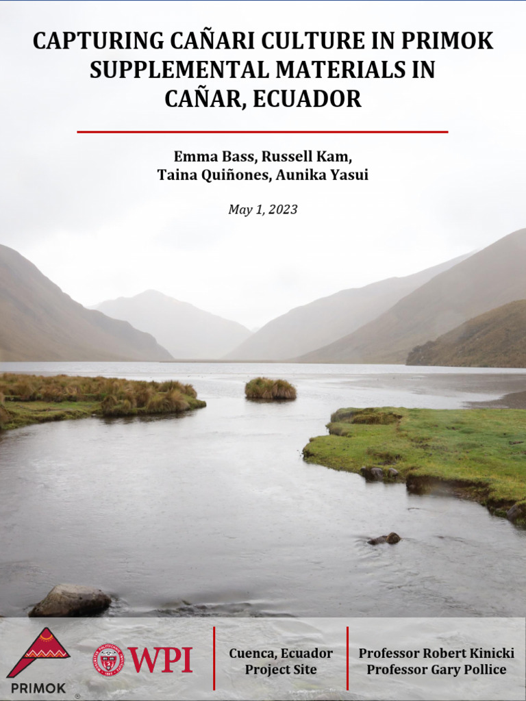 Cañari Culture Education Project in Ecuador | PDF | Curriculum | Learning
