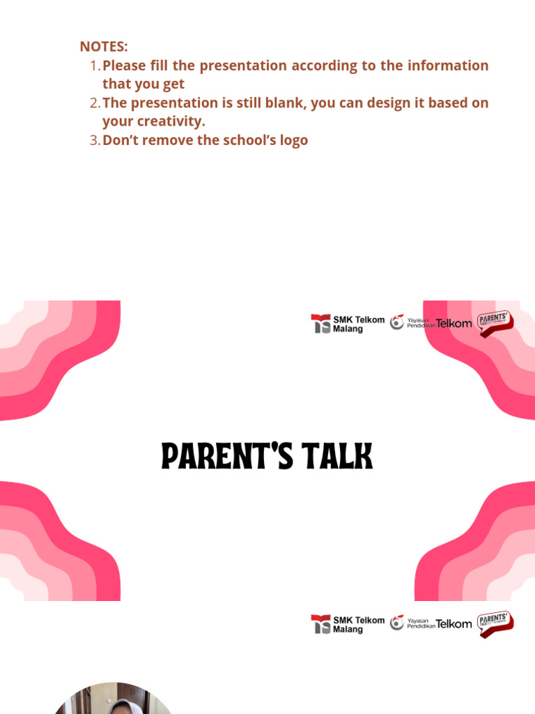 Parent's Talk: Inspirasi Karir Siswa | PDF