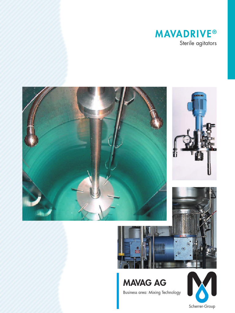 MAVADRIVE® Sterile Agitators Overview | PDF | Verification And Validation