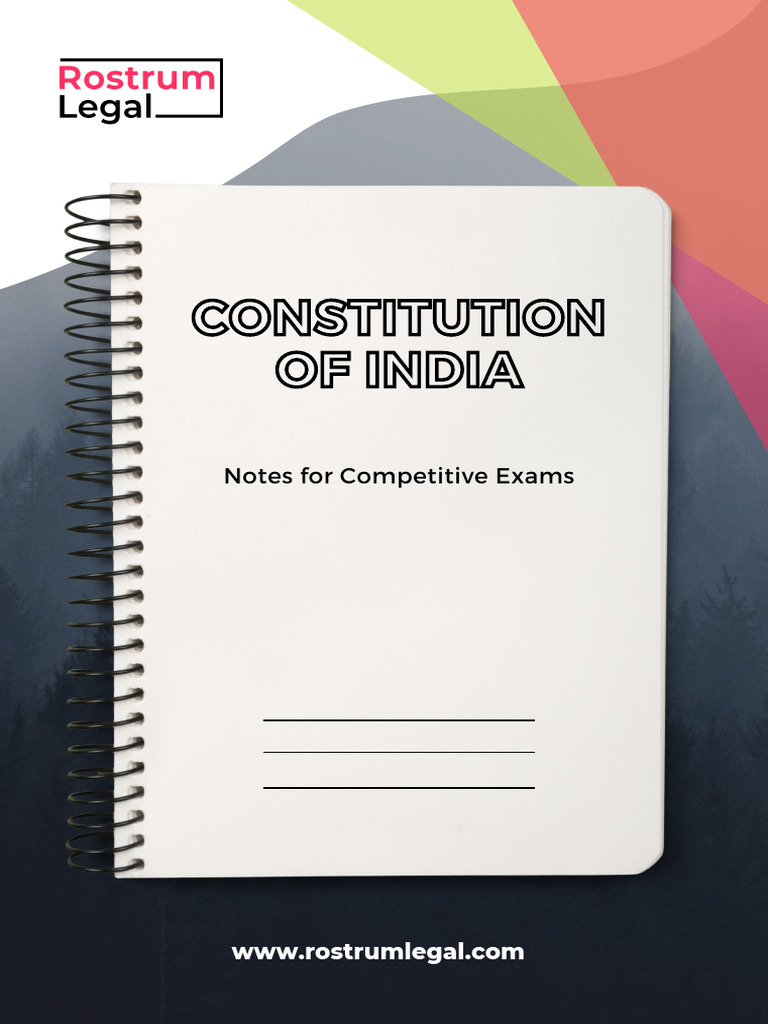 Constitution Notes RL | PDF | Citizenship | Bill (Law)