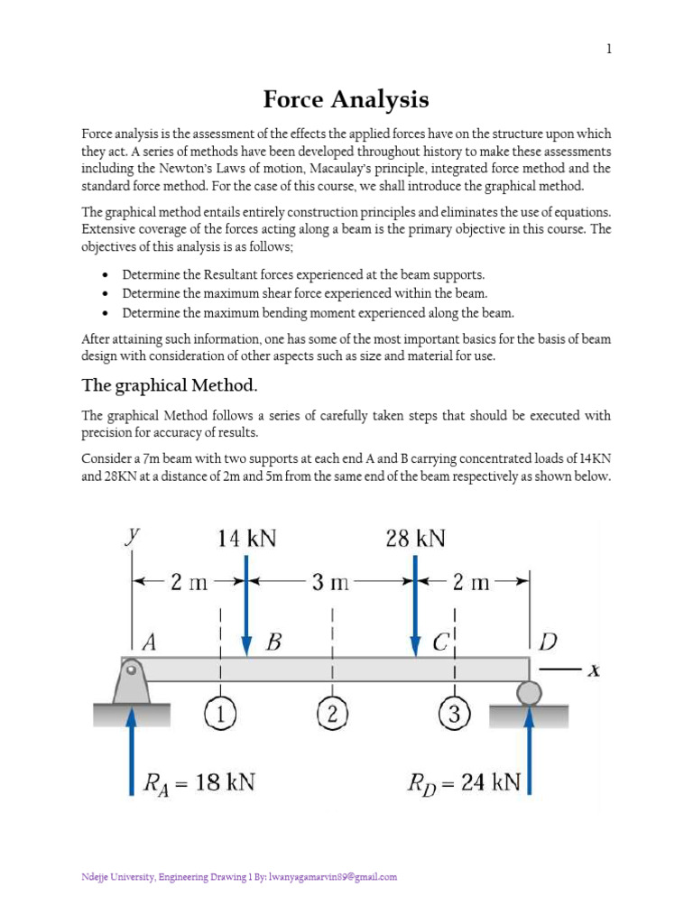 Force Analysis | PDF | Bending | Force