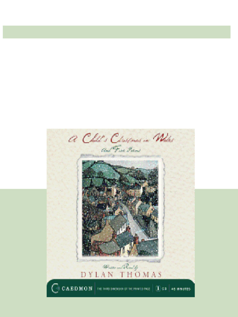 Childs Christmas in Wales and Five Poems | PDF