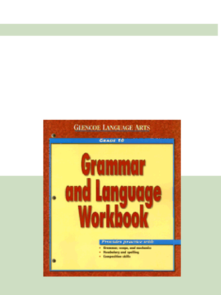grammar and language workbook grade 10 | PDF | Algorithms | Computer Data