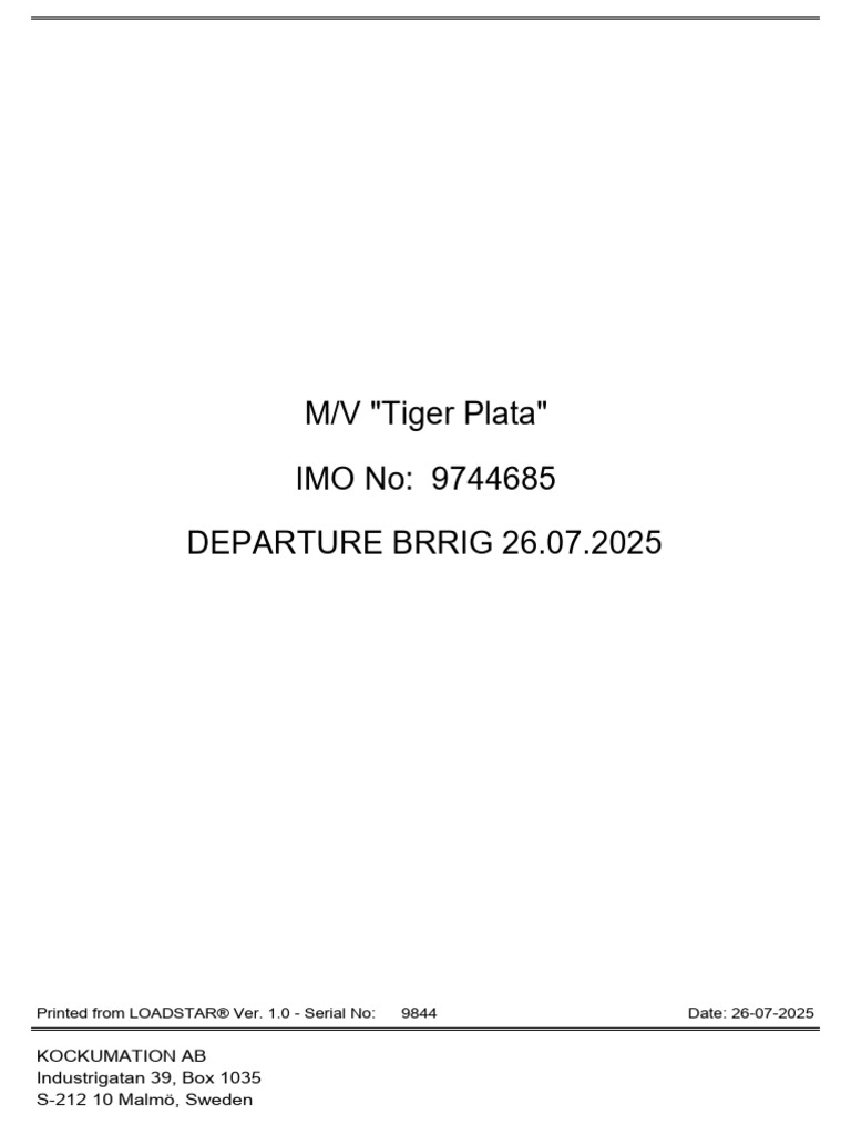 Dep Brrig 26.07.2025-Dep Condition | PDF | Heavy Industry | Naval ...
