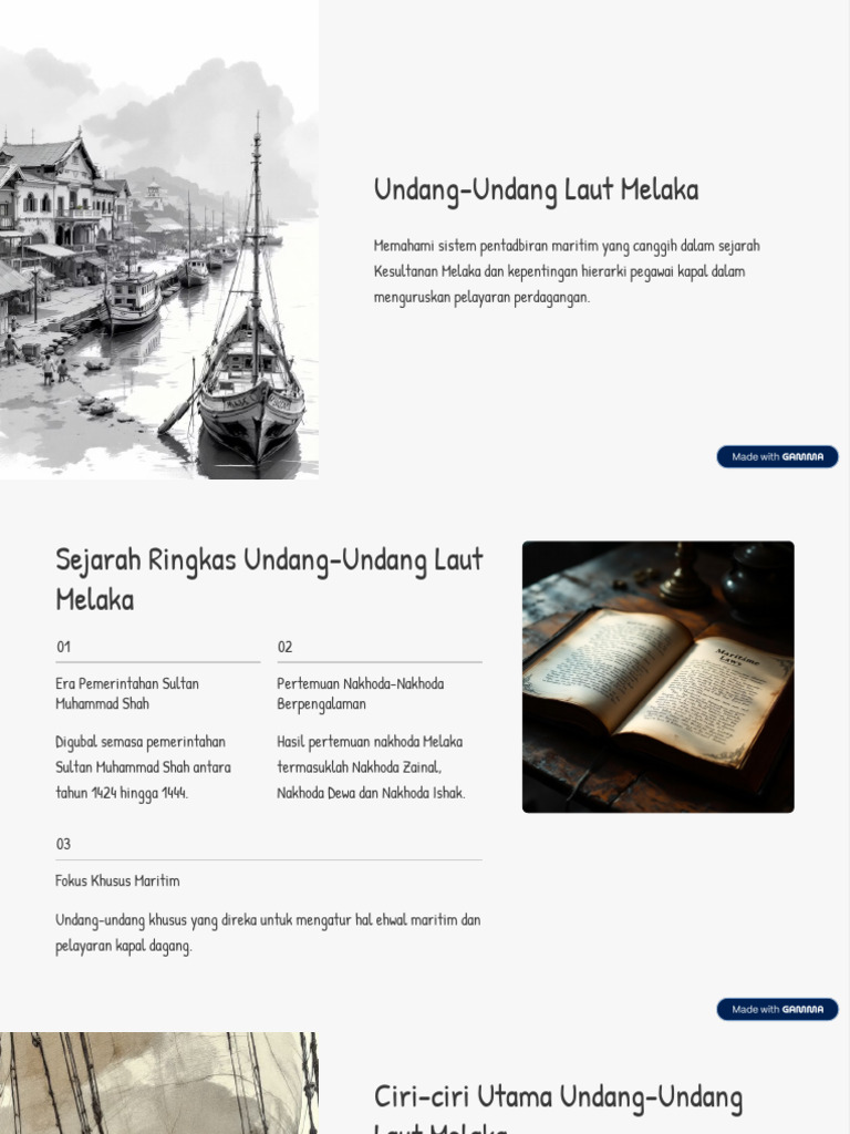 Undang Undang Laut Melaka | PDF