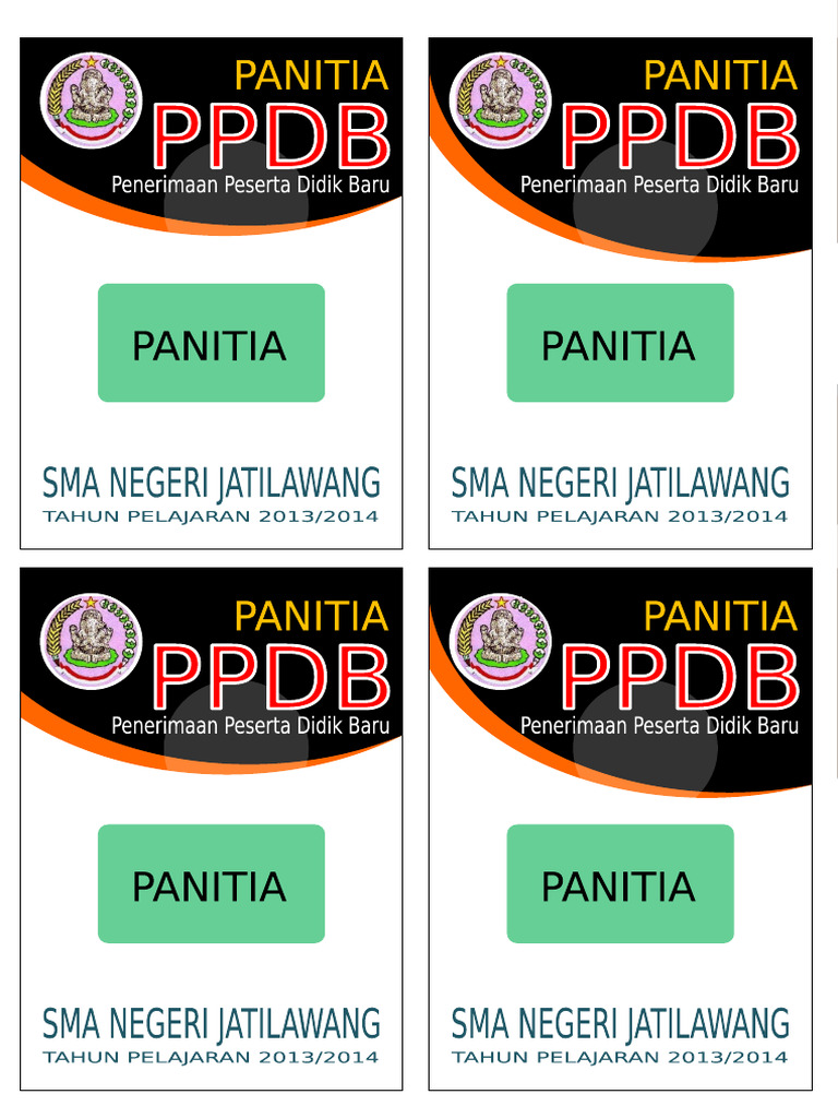 Contoh CoCard Sekolah | PDF