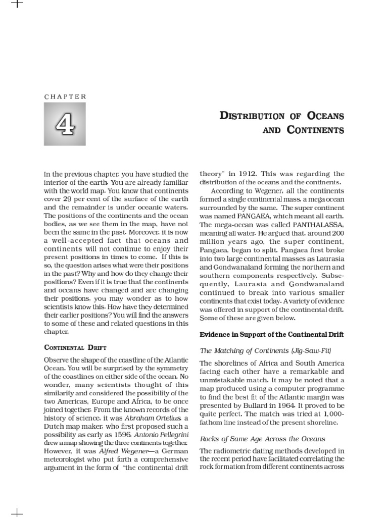 NCERT Class 11 Geography Part 1 - 1 | PDF