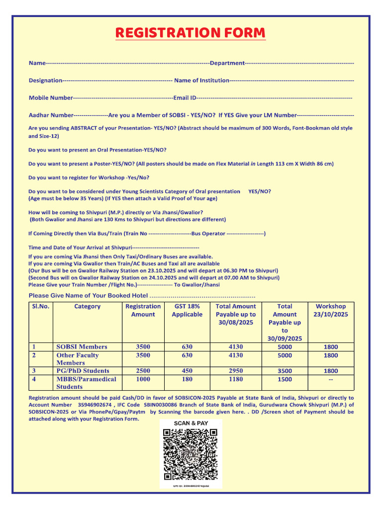Registeration Form | PDF