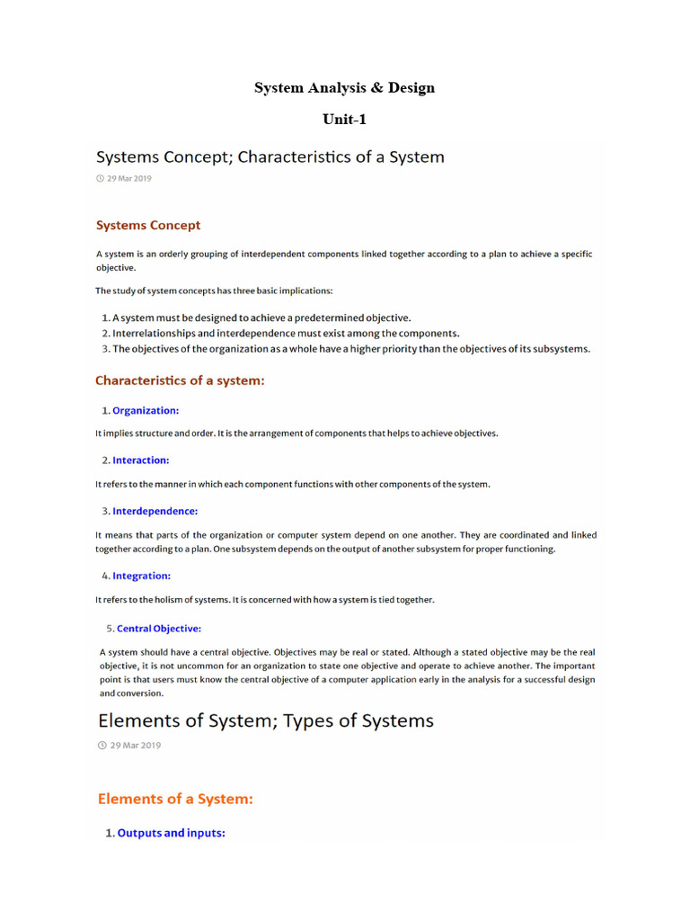 System Analysis and Design | PDF