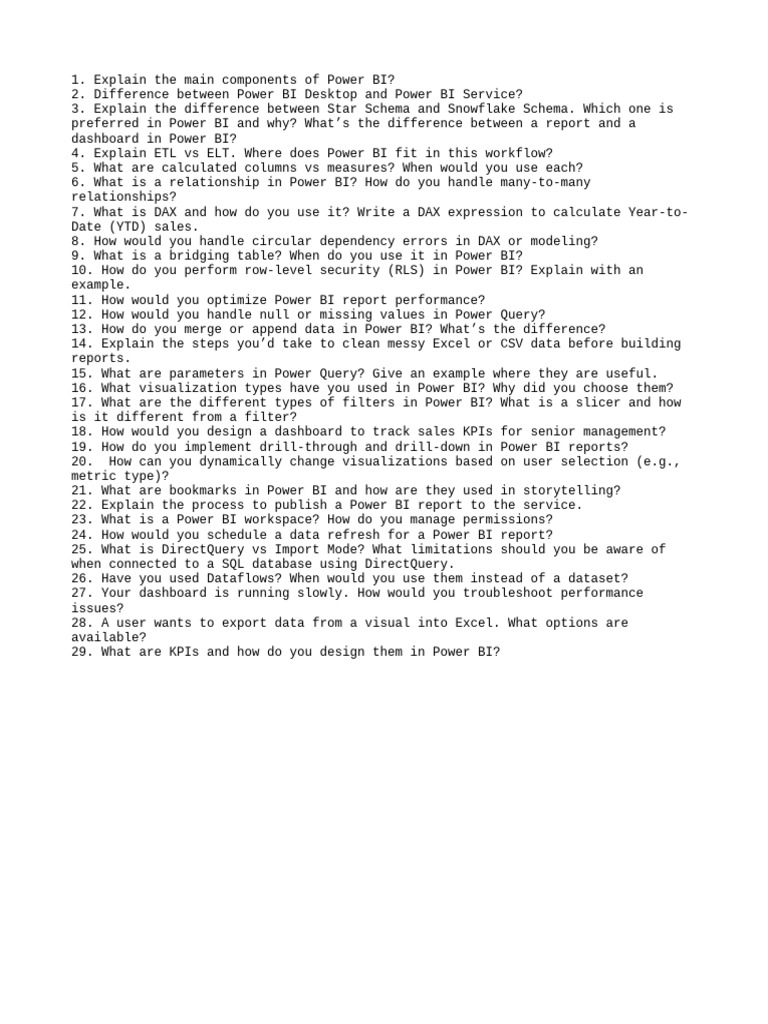 Power - BI | PDF
